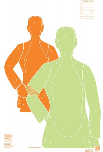B21E Orange and Green (23040) | Military & Police Targets, Inc. 833-556 ...