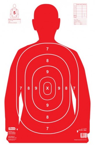 B27E Red (23100) - Military & Police Targets, Inc. 833-556-1911Military ...