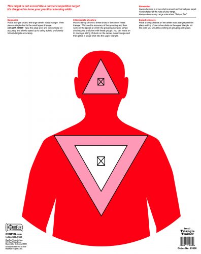 Triangle Trainer (23180) - Military & Police Targets, Inc. 833-556 ...