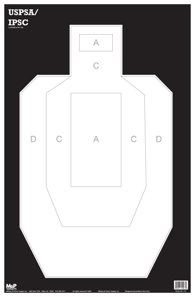 USPSA/IPSC (113) | Military & Police Targets, Inc. 833-556-1911